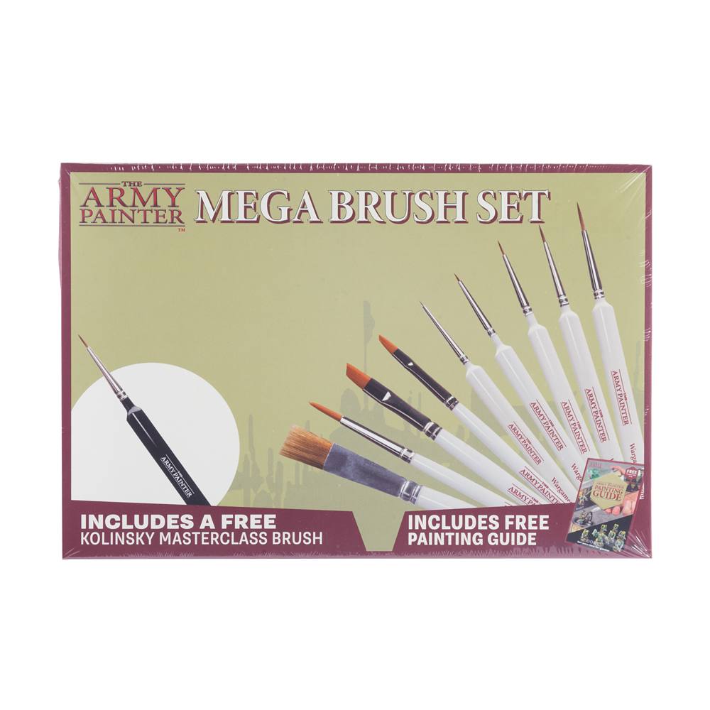 Army Painter Mega Brush Set - Tabletop Tombola Ltd