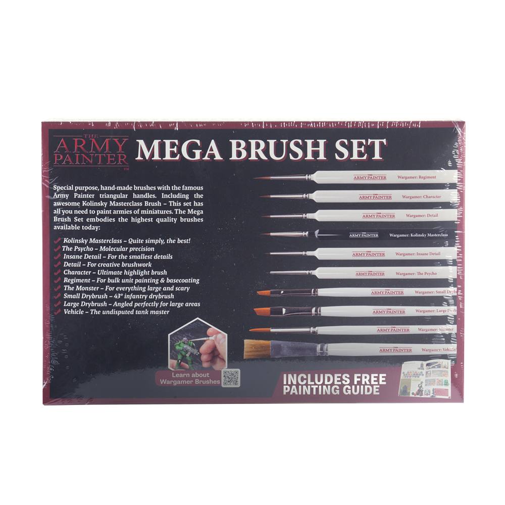 Army Painter Mega Brush Set - Tabletop Tombola Ltd
